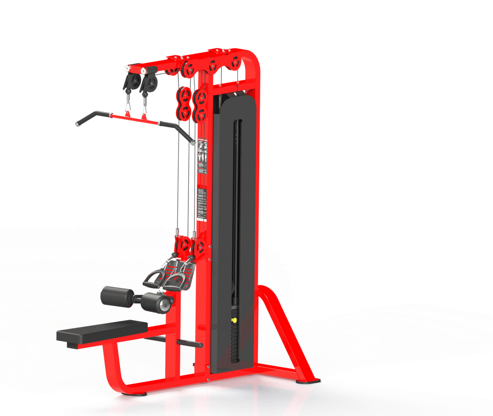 LAT PULL DOWN WITH ROWING DOUBLE PULLEY – Real Swiss Fitness